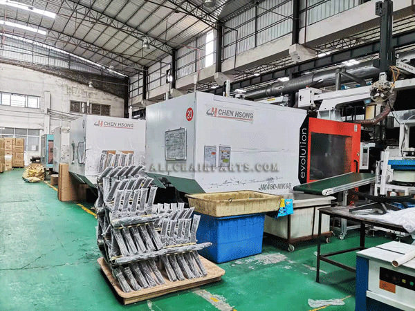 Manufacturer: Injection Molding Process of Nylon Office Chair Bases